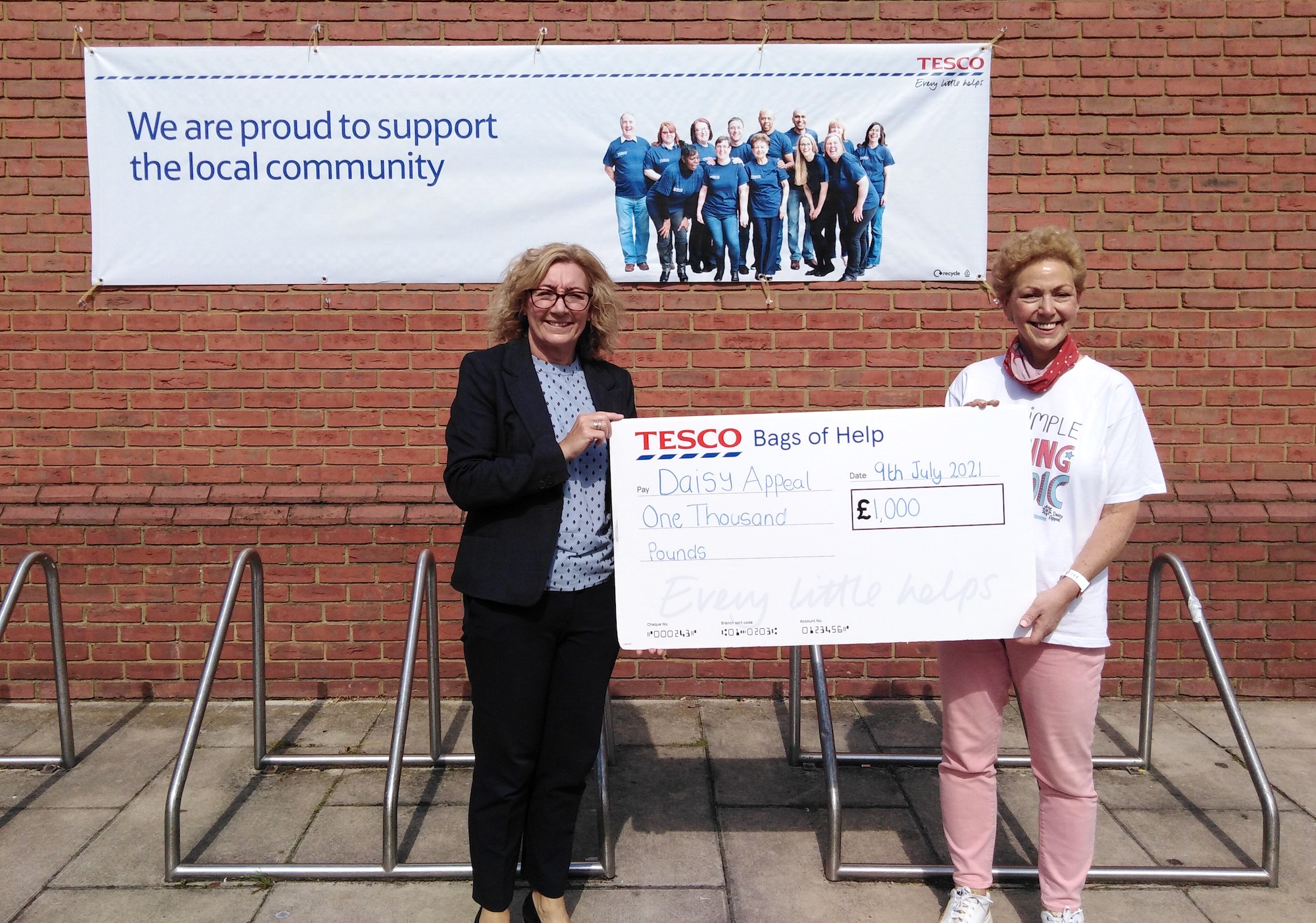 Tesco donation takes Daisy Appeal closer to fundraising target