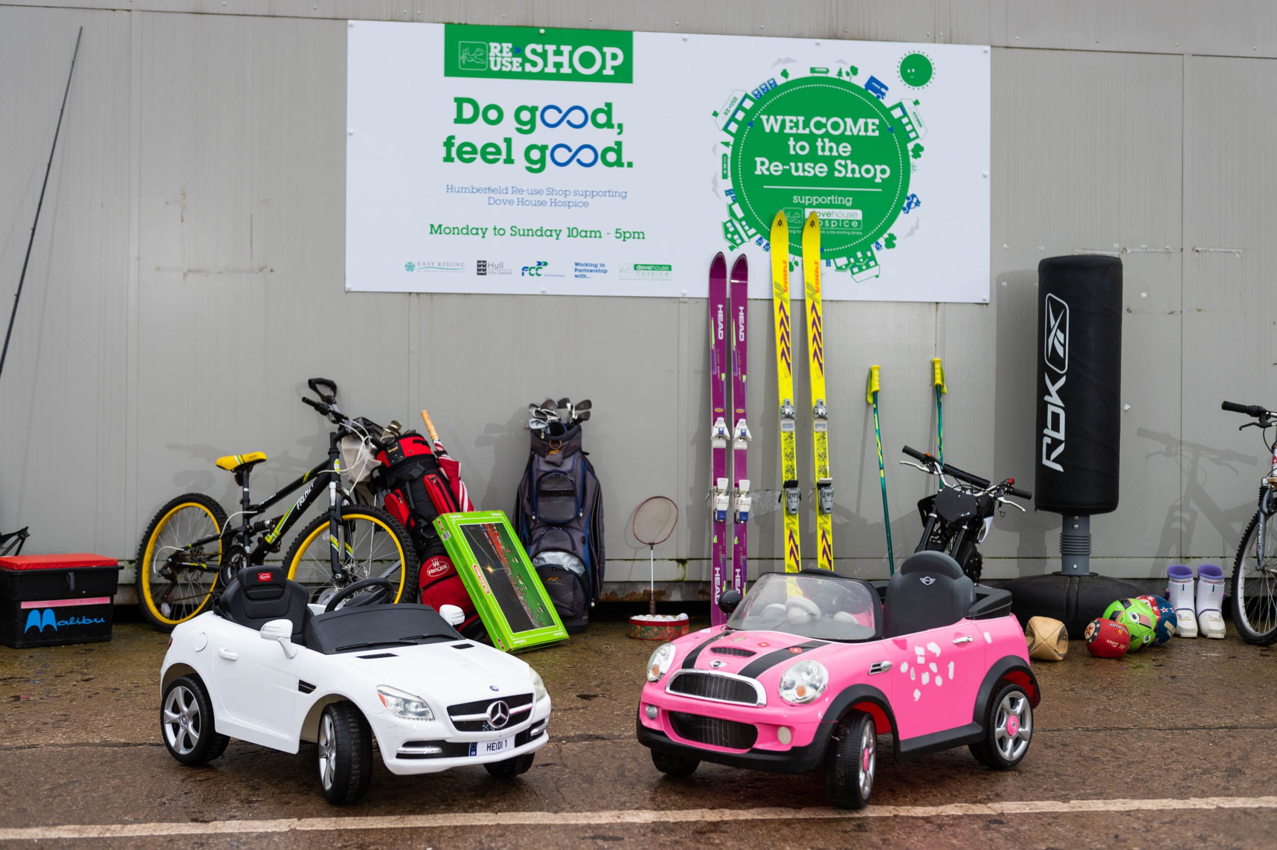 Did you know you don’t need a permit to shop at Dove House’s Re-Use shop?