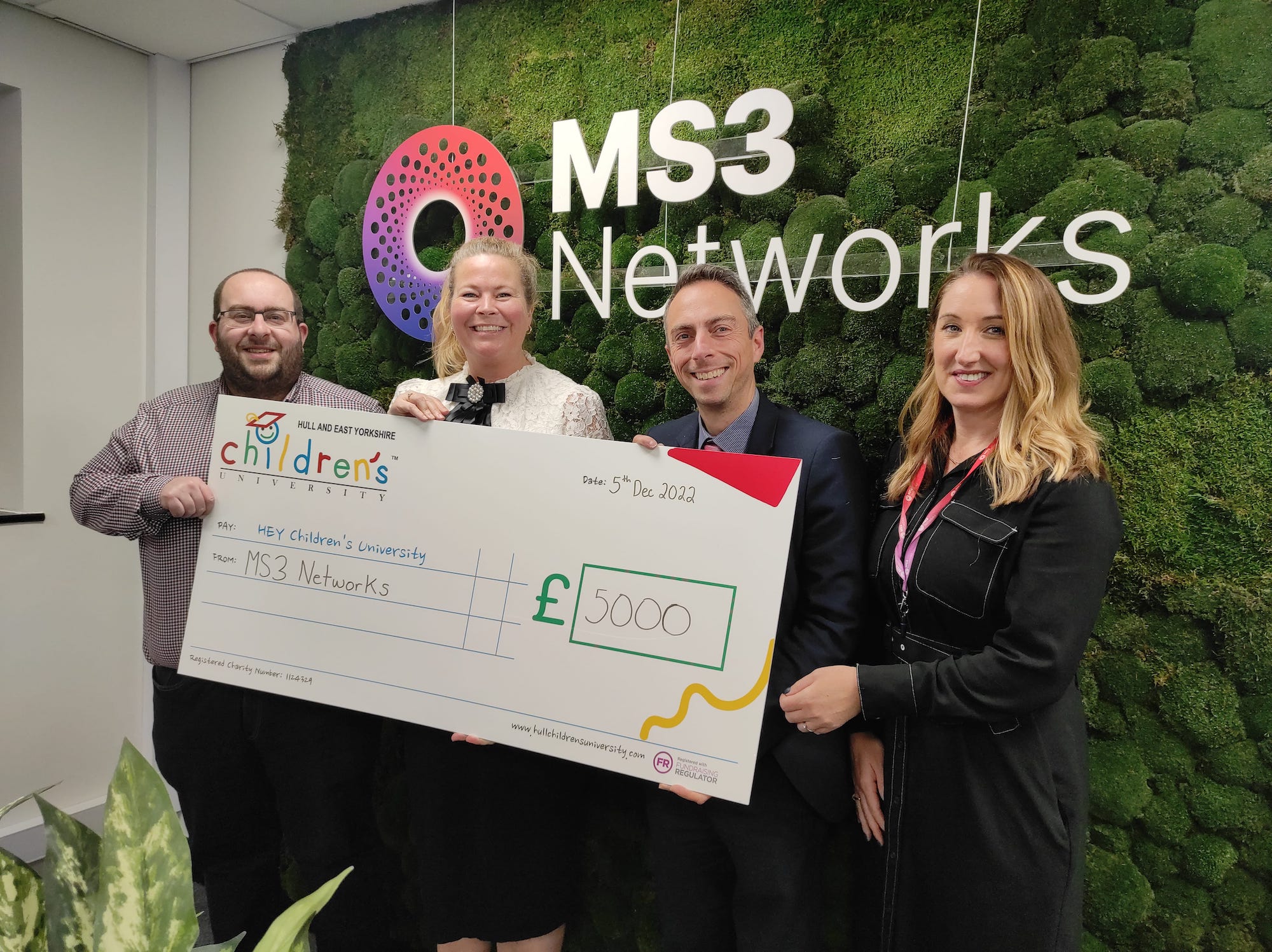 MS3 Networks backs three festive charity initiatives