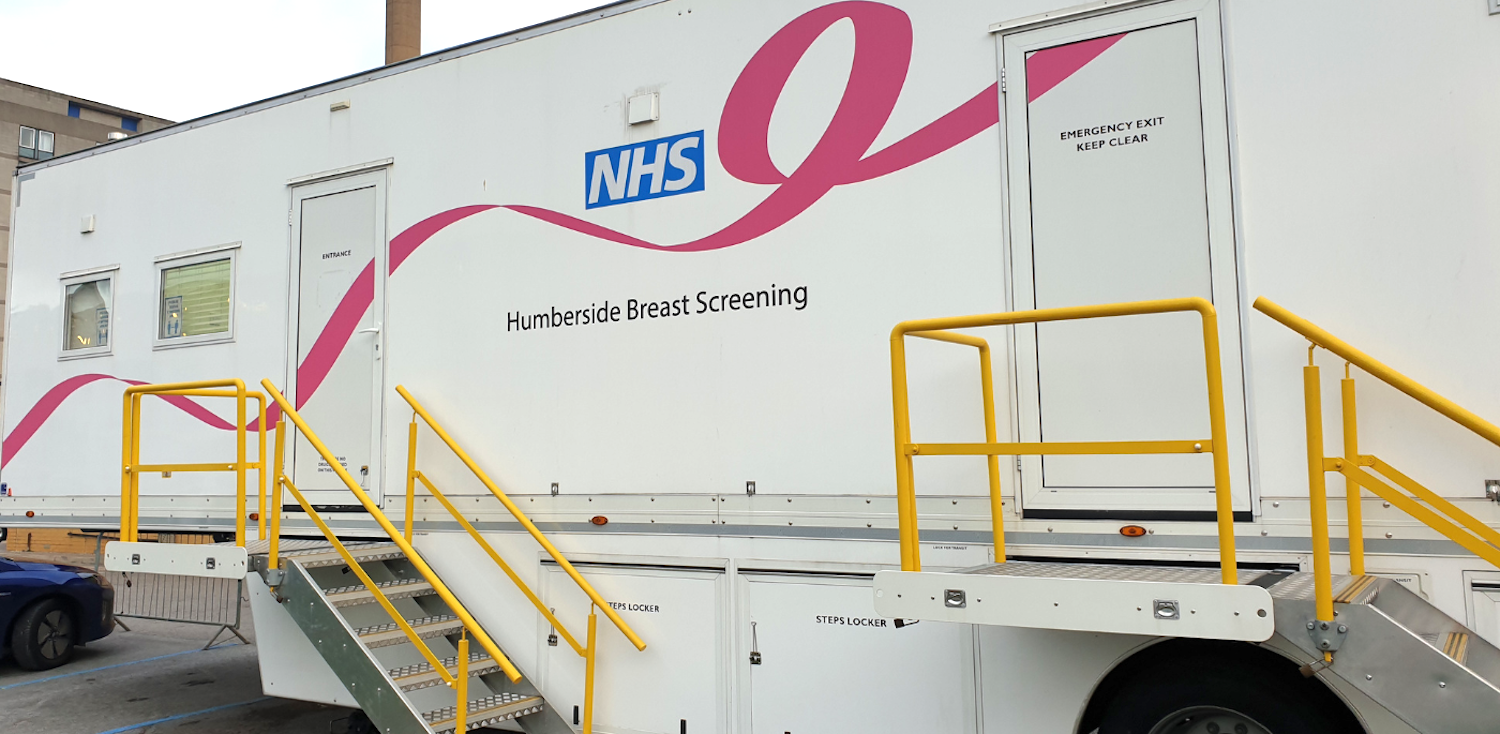 Breast screening unit finds new home at Driffield Showground