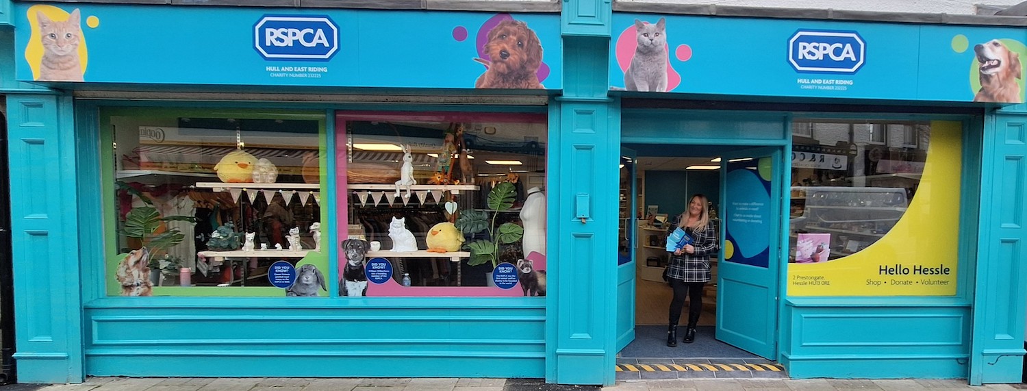 RSPCA Hull and East Riding charity shop debuts in Hessle