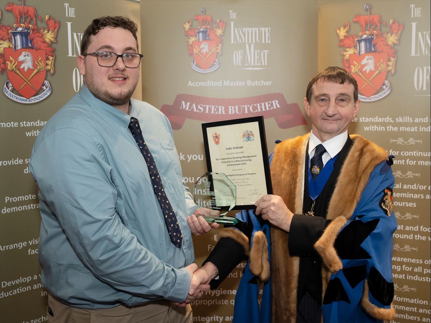 Bishop Burton College butchery apprentice wins national award