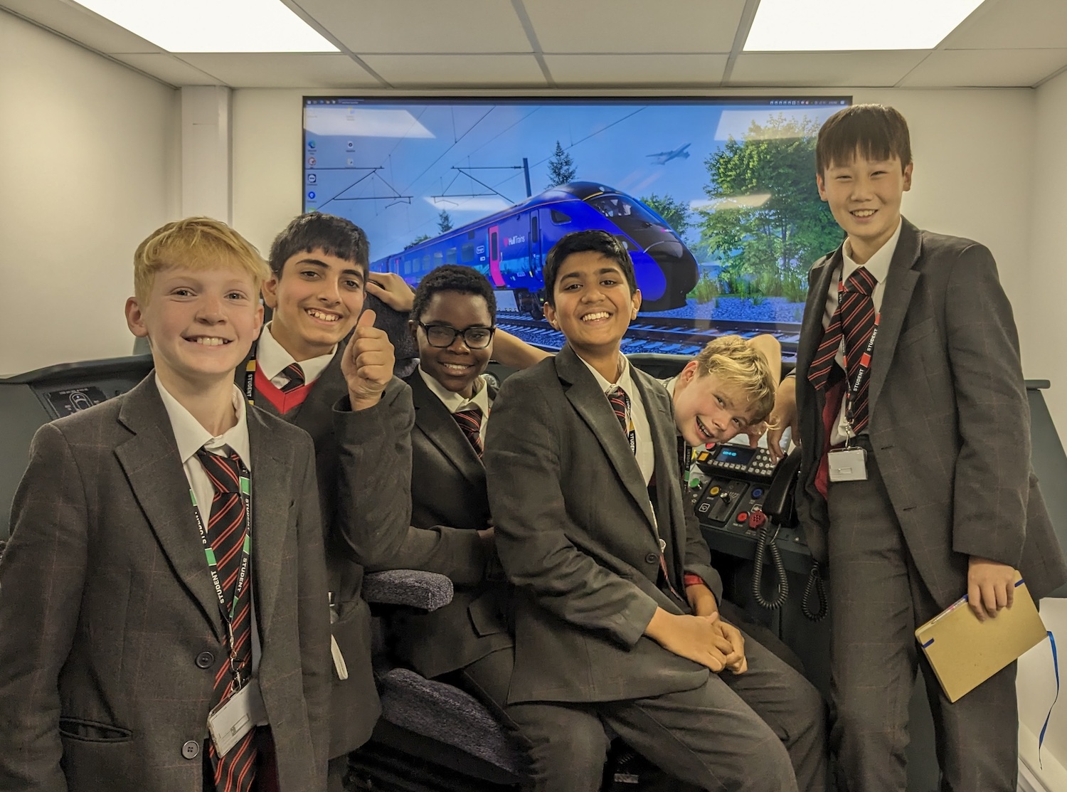 Students learn life lessons about railway safety with Hull Trains