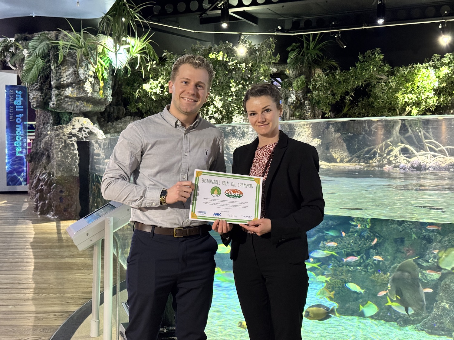 The Deep welcomes Elliott Hygiene as latest sustainable palm oil champion
