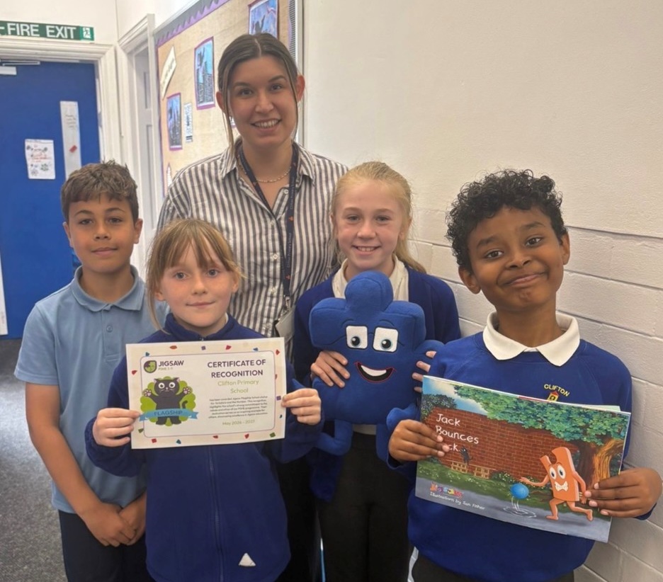 Clifton Primary celebrated as a Jigsaw Flagship School for championing ...